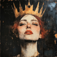 Crowned Resilience – Wall Art, Hand-Painted in Oil